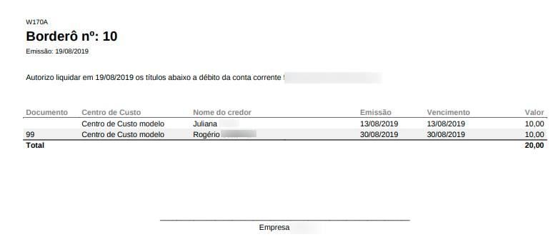 Borderô – Superlógica para imobiliárias